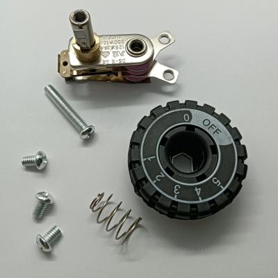 China Adjustable Bimetallic Iron Thermostat For Household With And Endurance Test Cycle 100 for sale