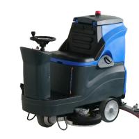 China ET-85\Industrial Ride On Auto Automatic Floor Scrubber Dryer Vinyl Epoxy Marble Tile Floor Cleaning Washing Machine Pric for sale