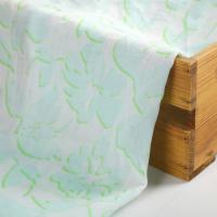 China 100% Ramie Fabric Middle Weight Woven Textile with Custom Digital Print for Summer Apparel TS-L240705 for sale