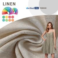 China 30% Linen 70% Viscose Mediumweight Woven Fabric TS-L2010-2YD for Garment and Home Textile for sale