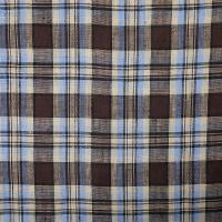 China 100% Linen Shirting Fabric TS-M015 5# with Lurex Yarn-Dyed Grid Pattern - Middle Weight Woven Textile for sale