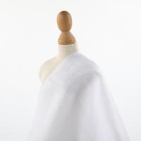 China TANGSILK 100% Linen Woven Fabric TS-L101721 White for Clothing and Home Textiles for sale