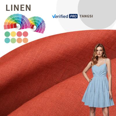 China 9x9 Pure Linen Fabric TS-L109 - Medium Weight 100% Linen for Clothing & Home Textiles for sale