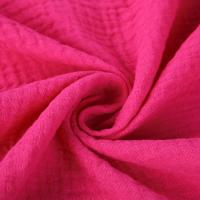 China 100% Cotton Double Gauze Crinkle Muslin Fabric TS-C1040Z - Anti-bacterial Middle Weight Woven Textile for Clothing for sale