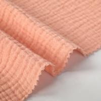 China 100% Cotton Double Layer Crepe Fabric - Lightweight Organic Material for Baby & Kids Clothing TS-C1040Z for sale