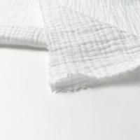 China TS-C1040Z 100% Cotton Crep Fabric Double Layer Medium Weight Woven Textile for Baby Boys Dresses for sale