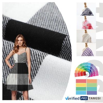 China TANGSILK 100% Polyester Medium Weight Woven Fabric TS-P23A138 for Dresses and Home Textiles for sale