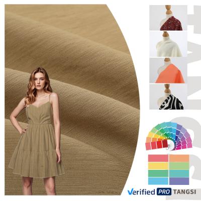 China Eco-Friendly Nylon Rayon Linen Woven Fabric TS-LM1A-95-2 Lightweight Textile for Apparel and Home Decor for sale