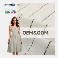 China 70% Rayon Blend Woven Fabric - Medium Weight Organic Slub Linen for Custom Shirts and Dresses with Stretch Feature for sale