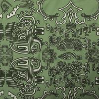 China 100% Rayon Forest Print Woven Fabric TS-R1030H - Middle Weight Sustainable Textile for Dresses & Home Decor for sale