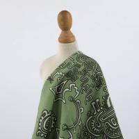 China 100% Rayon Forest Print Woven Fabric TS-R1030H - Middle Weight Sustainable Textile for Dresses & Home Decor for sale