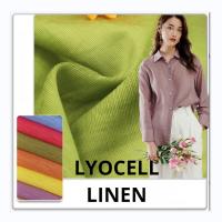 China Lightweight Linen Lyocell Blend Fabric TS-L20240525H - Slub Texture Woven Material for Women's Clothing and Home Textiles for sale