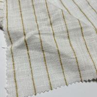China Yarn Dyed Slubbed French Organic Viscose Linen Rayon Blend Fabric - Middle Weight Woven Material for Clothing and Home Textiles for sale