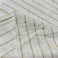 China Yarn Dyed Slubbed French Organic Viscose Linen Rayon Blend Fabric - Middle Weight Woven Material for Clothing and Home Textiles for sale