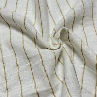 China Yarn Dyed Slubbed French Organic Viscose Linen Rayon Blend Fabric - Middle Weight Woven Material for Clothing and Home Textiles for sale