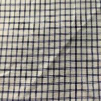 China French Eco-friendly Flax Fabrics Check Yarn Dyed 60% Linen 40% Cotton Middle Weight Fabric for Shirts and Clothing for sale