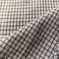 China French Eco-friendly Flax Fabrics Check Yarn Dyed 60% Linen 40% Cotton Middle Weight Fabric for Shirts and Clothing for sale
