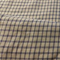 China French Eco-friendly Flax Fabrics Check Yarn Dyed 60% Linen 40% Cotton Middle Weight Fabric for Shirts and Clothing for sale