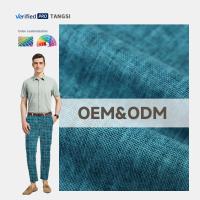 China 55% Linen 45% Viscose Middle Weight Woven Fabric for Shirts and Dresses - TS-L207G for sale