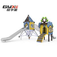 China Children Playground House Model 19902 - 126x120x150 cm Outdoor Play Equipment with Safety Certification for sale