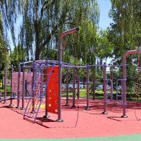 China GYX-ZH11 Outdoor Park Fitness Equipment 11500×4800×3000mm Galvanized Steel Street Workout Station for sale