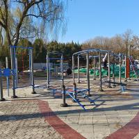 China GYX-ZH11 Outdoor Calisthenics Multi Gym 11500x4800x3000mm with 140mm Pipe and 12mm Base Plate for sale