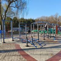 China GYX-ZH11 Outdoor Calisthenics Multi Gym 11500x4800x3000mm with 140mm Pipe and 12mm Base Plate for sale