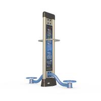 China TUV Certified Outdoor Hip Twister Fitness Equipment GYX-X01 | 1500×550×2000mm with 3.0mm Steel Construction for sale