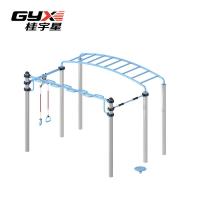 China TUV Certified Outdoor Street Workout Equipment GYX-ZH09 6200x5400x3000mm Galvanized Steel Fitness Station for sale