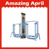 China GYX-X05 Air Walker Outdoor Fitness Equipment 2605x825x2000mm with 3.0mm Steel Construction for sale