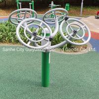 China TUV Certified Stainless Steel Tai Chi Spinners Outdoor Fitness Equipment GYX-A04 1100x1010x1380mm with 3.0mm Pipe Thickness for sale