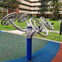 China TUV Certified Stainless Steel Tai Chi Spinners Outdoor Fitness Equipment GYX-A04 1100x1010x1380mm with 3.0mm Pipe Thickness for sale