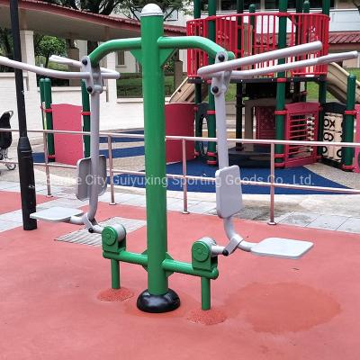 China GYX-A02 Double Lat Pull Down Exercise Machine 2354x1951mm Outdoor Gym Equipment with 3.0mm Steel Construction for sale
