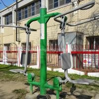 China GYX-A02 Double Lat Pull Down Exercise Machine 2354x1951mm Outdoor Gym Equipment with 3.0mm Steel Construction for sale