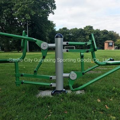 China GYX-A52 Outdoor Upper Body Workout Station 2183x942x1135mm with 3.0mm Steel Construction for sale