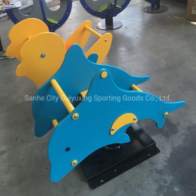 China GUIYUXING Kindergarten Outdoor Spring Rocking Rider 730×380×850mm Animal Shape Playground Equipment for sale