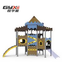 China GY X-E02 Outdoor Playground Slide 6900×4350mm with Zinc-Powder Coating for Amusement Parks for sale