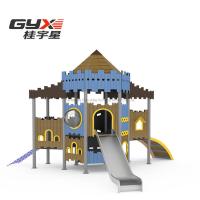 China GY X-E02 Outdoor Playground Slide 6900×4350mm with Zinc-Powder Coating for Amusement Parks for sale