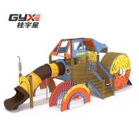 China GYX-E03 Outdoor Playground Slide for Children 7750×7600mm with Weather-Resistant Coating for sale
