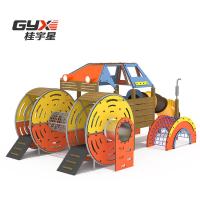 China GYX-E03 Outdoor Playground Slide for Children 7750×7600mm with Weather-Resistant Coating for sale