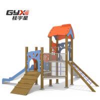 China GYX-E07 Outdoor Children's Playground Equipment 13100x10600mm with Dual Powder Coating Surface Treatment for sale