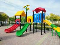 China GYX-E08 Outdoor Children's Playground Equipment 7400x6150mm with Double Powder Coating Surface Treatment for sale