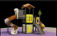 China GYX-E08 Outdoor Children's Playground Equipment 7400x6150mm with Double Powder Coating Surface Treatment for sale