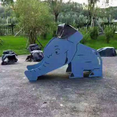 China Ruijia Jungle Adventure Playground Equipment for Ages 3-12 with 10-15 User Capacity and 5-7 Year Warranty for sale