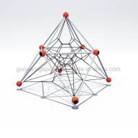China Commercial Climbing Rope Obstacle Course 300cm x 300cm x 300cm with TUV/CE Certification for sale