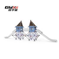 China Jungle Theme Outdoor Rope Playground Equipment 900x320x350cm for Ages 3-18 Years for sale