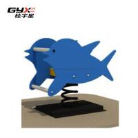 China GYX-P05 Rocking Horse for Children 700×360mm PE Panel Amusement Equipment with Double Powder Coating for sale