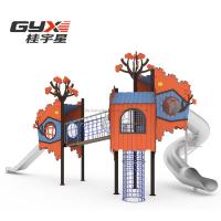 China GYX-E04 Ship Children Playground Equipment 8350x6950mm with Electrostatic Powder Coating for Amusement Parks for sale