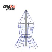 China Forest Castle GYX-E09 Children's Playground Equipment 7800x5200mm with Zinc-Powder Coating for sale