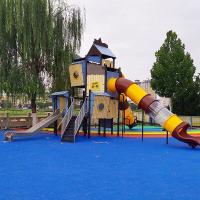 China GYX-E10 Flower Children's Playground Equipment 13500×16100mm with Electrostatic Powder Coating for sale
